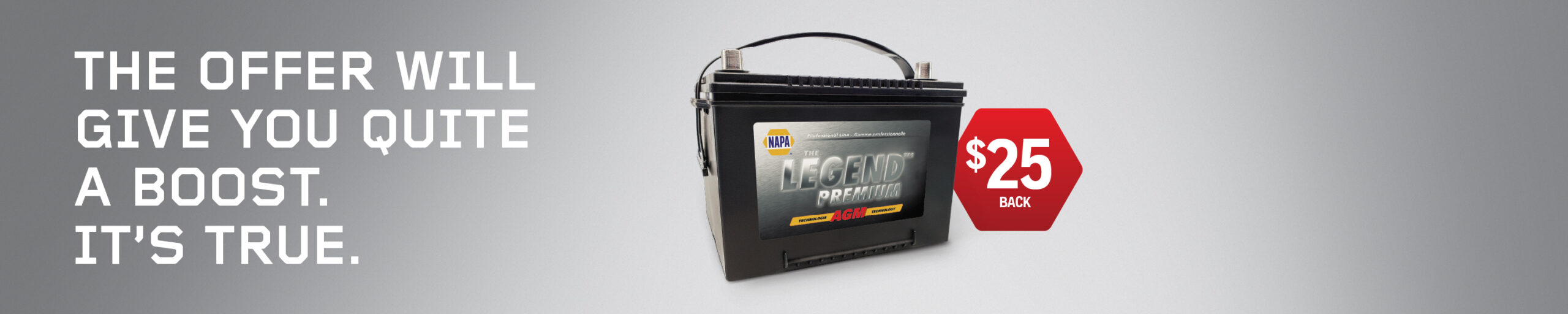 NAPA AUTOPRO Battery Promotion - NAPA AUTOPRO